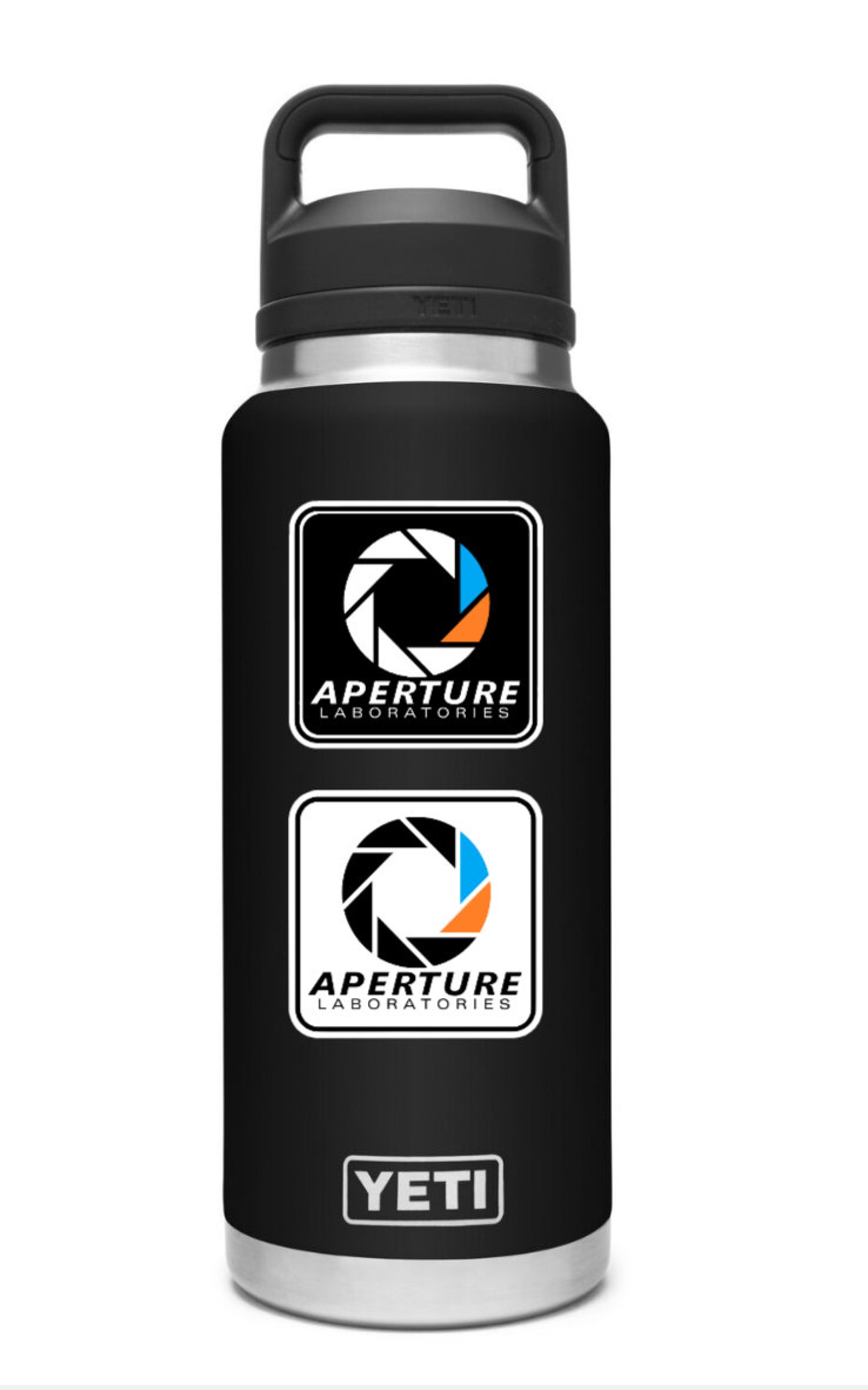 Aperture Laboratories Square Logo Sticker, Portal Sticker, Gaming Art ...