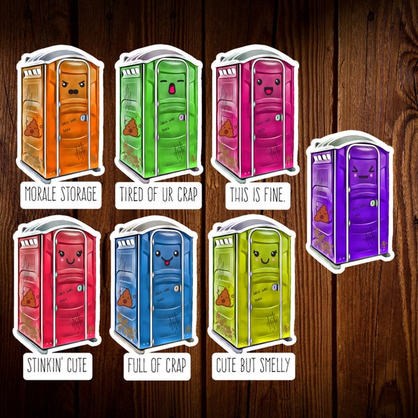 Toilet Sticker - Etsy