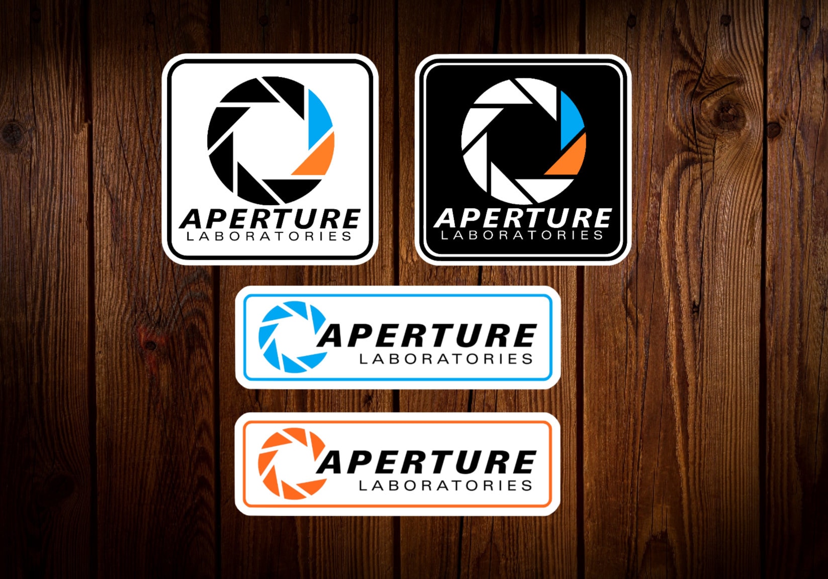 Aperture Laboratories Square Logo Sticker Portal Sticker - Etsy