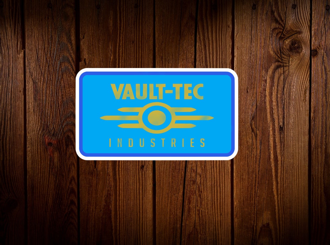 Fallout Sticker Vault-tec, Vaulttec Industries, Gaming, Vinyl Water ...