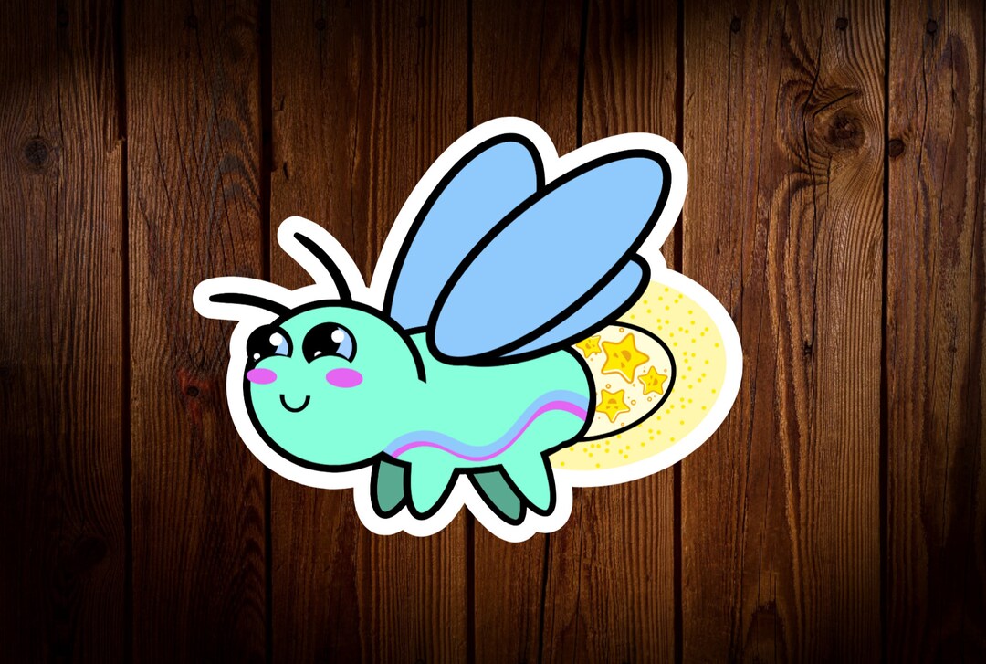 Firefly Sticker, Lightning Bug Sticker, Light Bug Sticker, Cute Bug ...