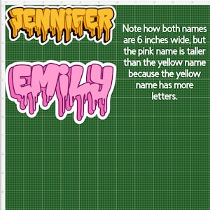 Dripping Name Sticker, Dripping Letters Custom Sticker, Water Resistant ...