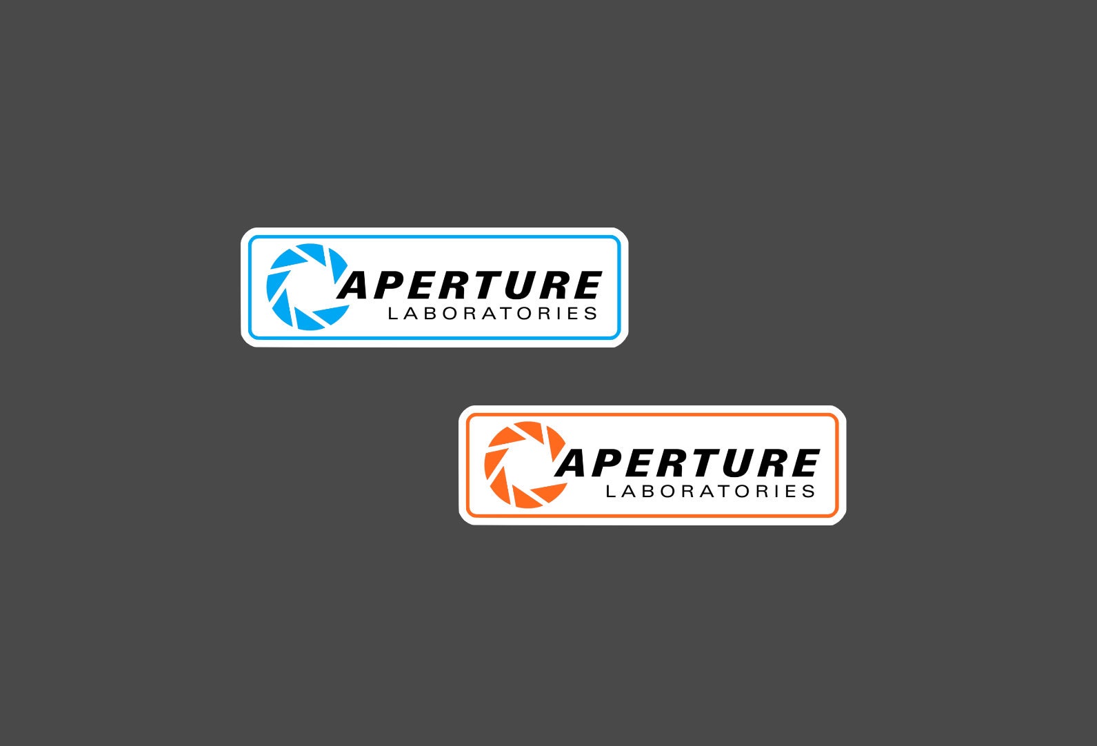 Aperture Laboratories Sticker Portal Sticker Aperture - Etsy
