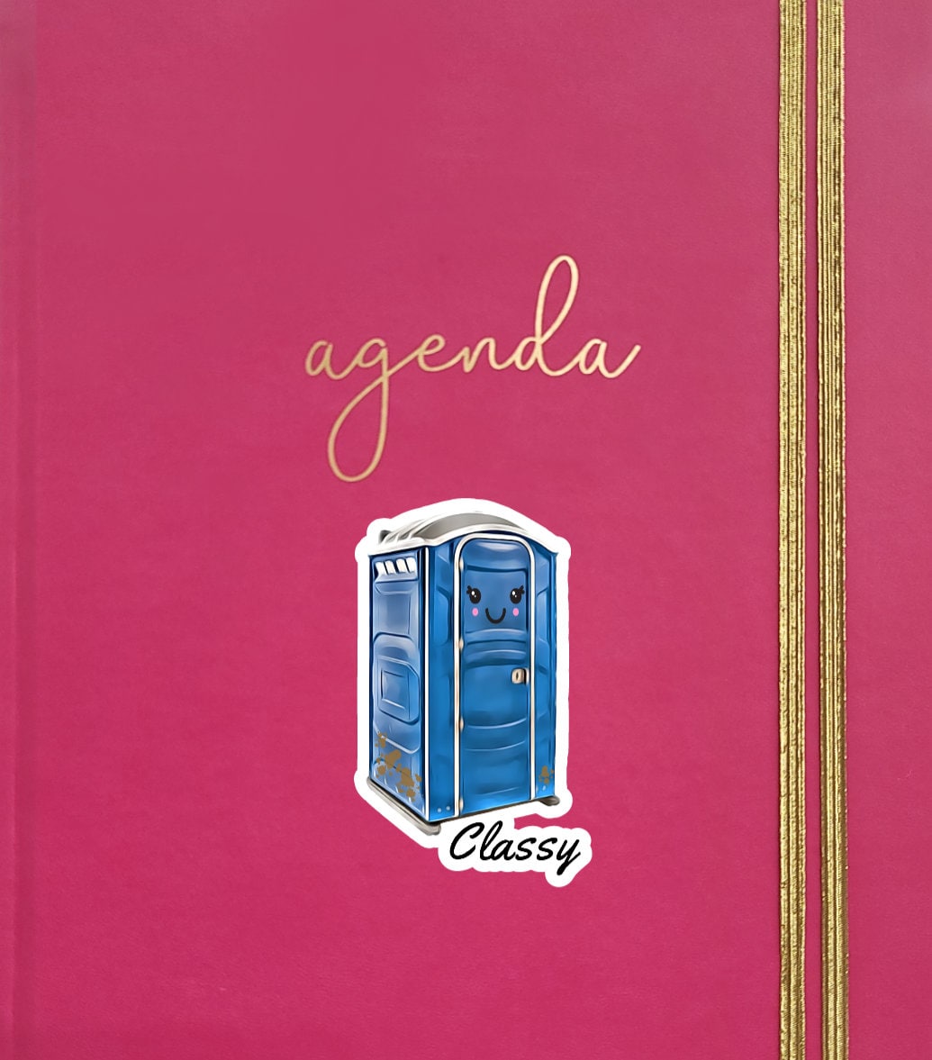 Porta Potty Classy Sticker Toilet Sticker Portapotty - Etsy