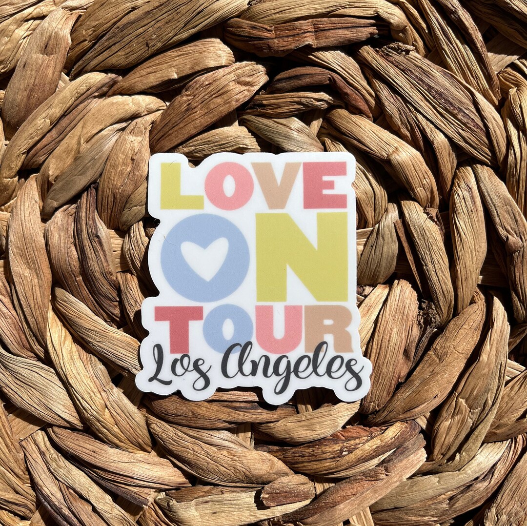 Love on Tour Los Angles Sticker - Etsy