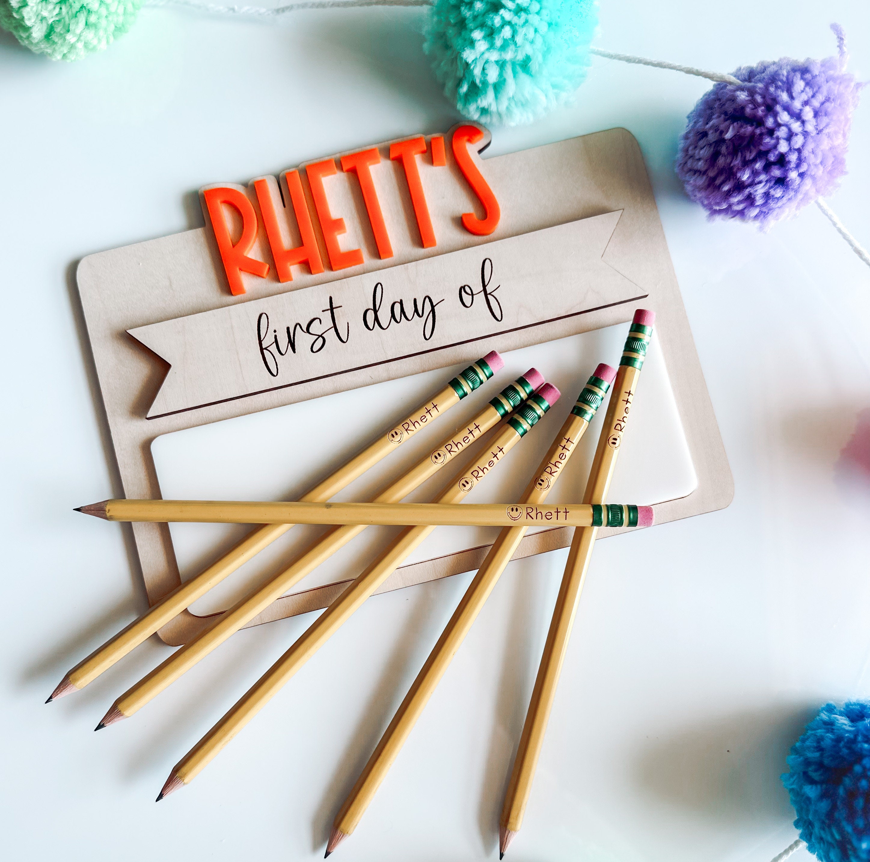 PERSONALIZED PENCILS, Back to School, Labeled Pencils, Custom Engraved ...