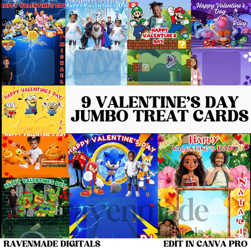 Custom Jumbo Kids Cards - Etsy