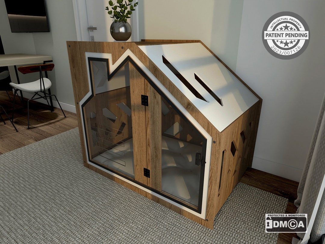 BCL SCREWS Walnut Wooden Luxury Dog Crate CUSTOM - Etsy