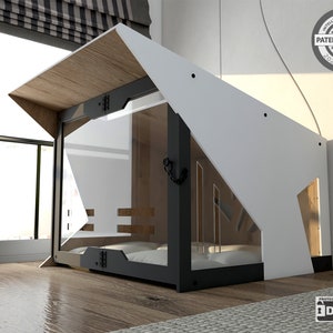 Modern Dog Crate - Etsy