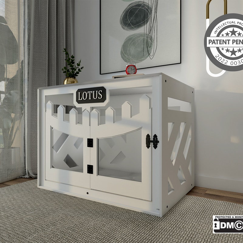 Wlo Wood Dog House - Etsy