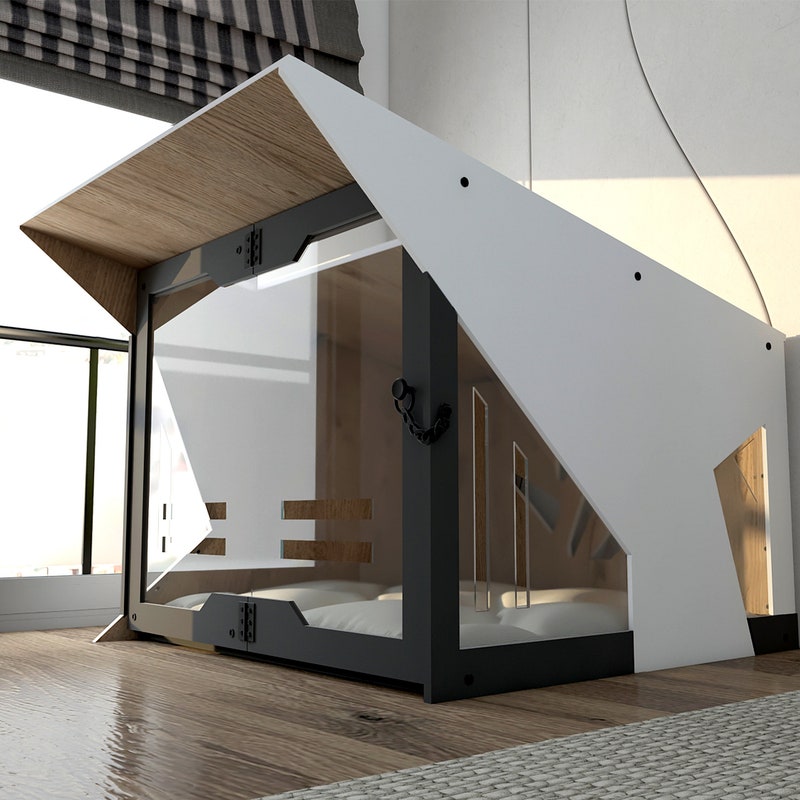 Modern Dog House - Etsy