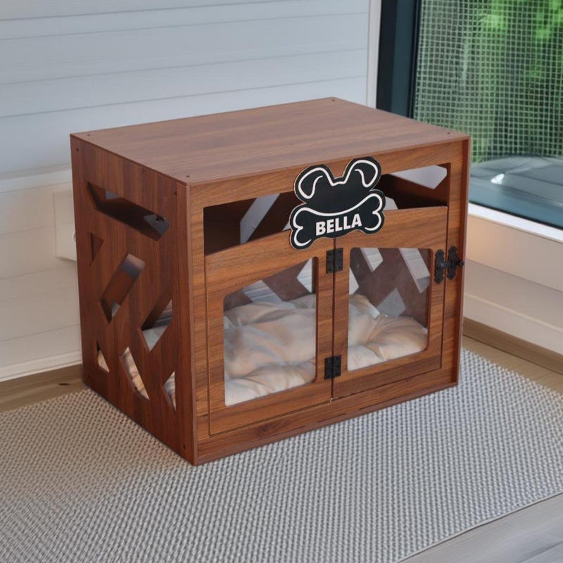 Wlo Wood Dog House - Etsy