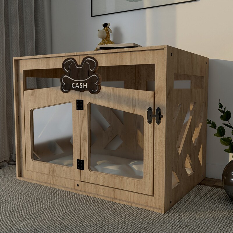 Wlo Wood Dog House - Etsy