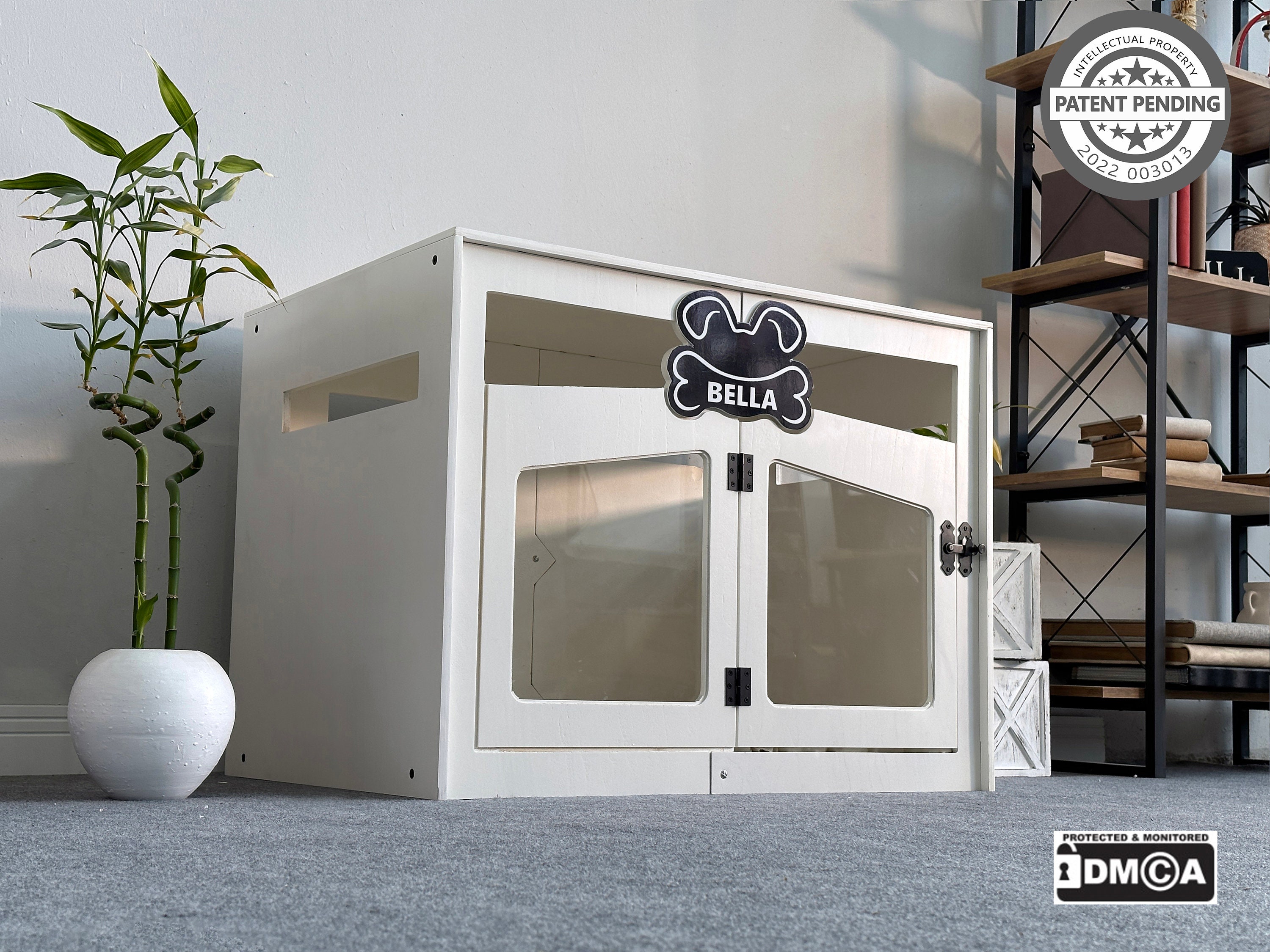 DOGG White Modern Dog Crate Dog House Dog Crate Dog - Etsy