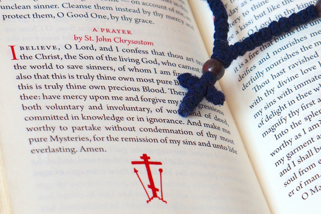 Blue 100-knot Orthodox Prayer Rope Made From Wool - Etsy