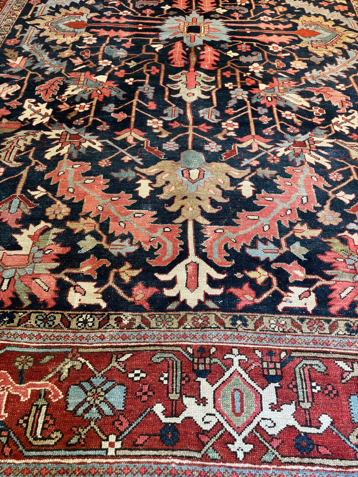 Beautiful Antique Rug . Carpet Over 100 Years Old Excellent Condition ...