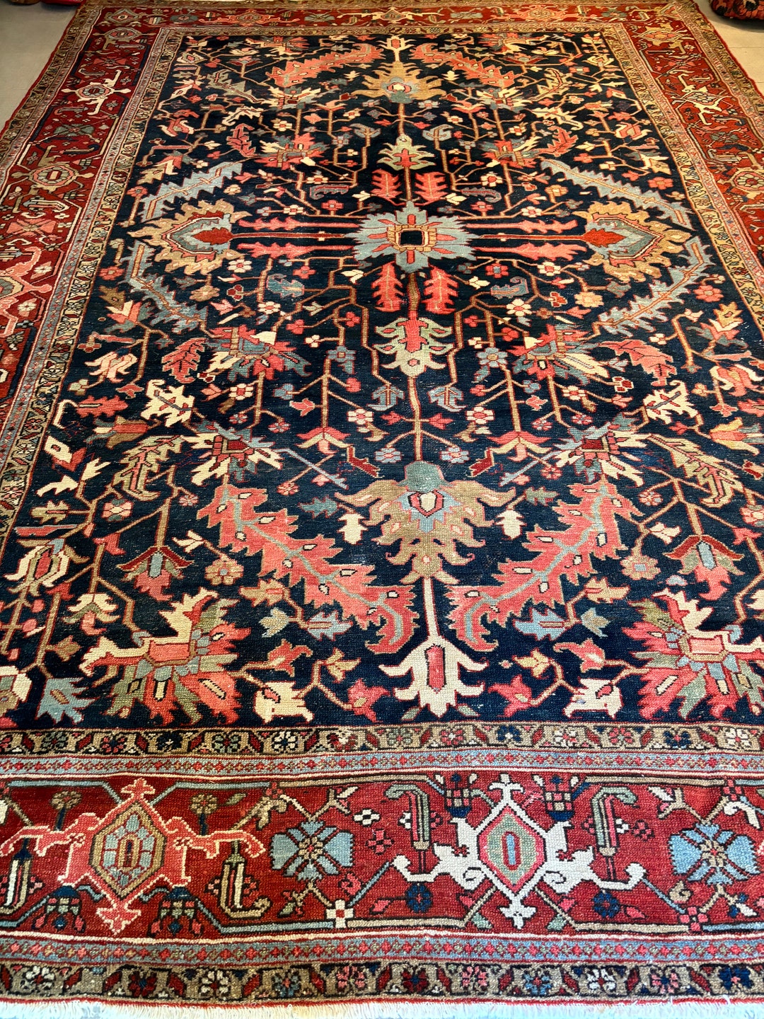 Beautiful Antique Rug . Carpet Over 100 Years Old Excellent Condition ...