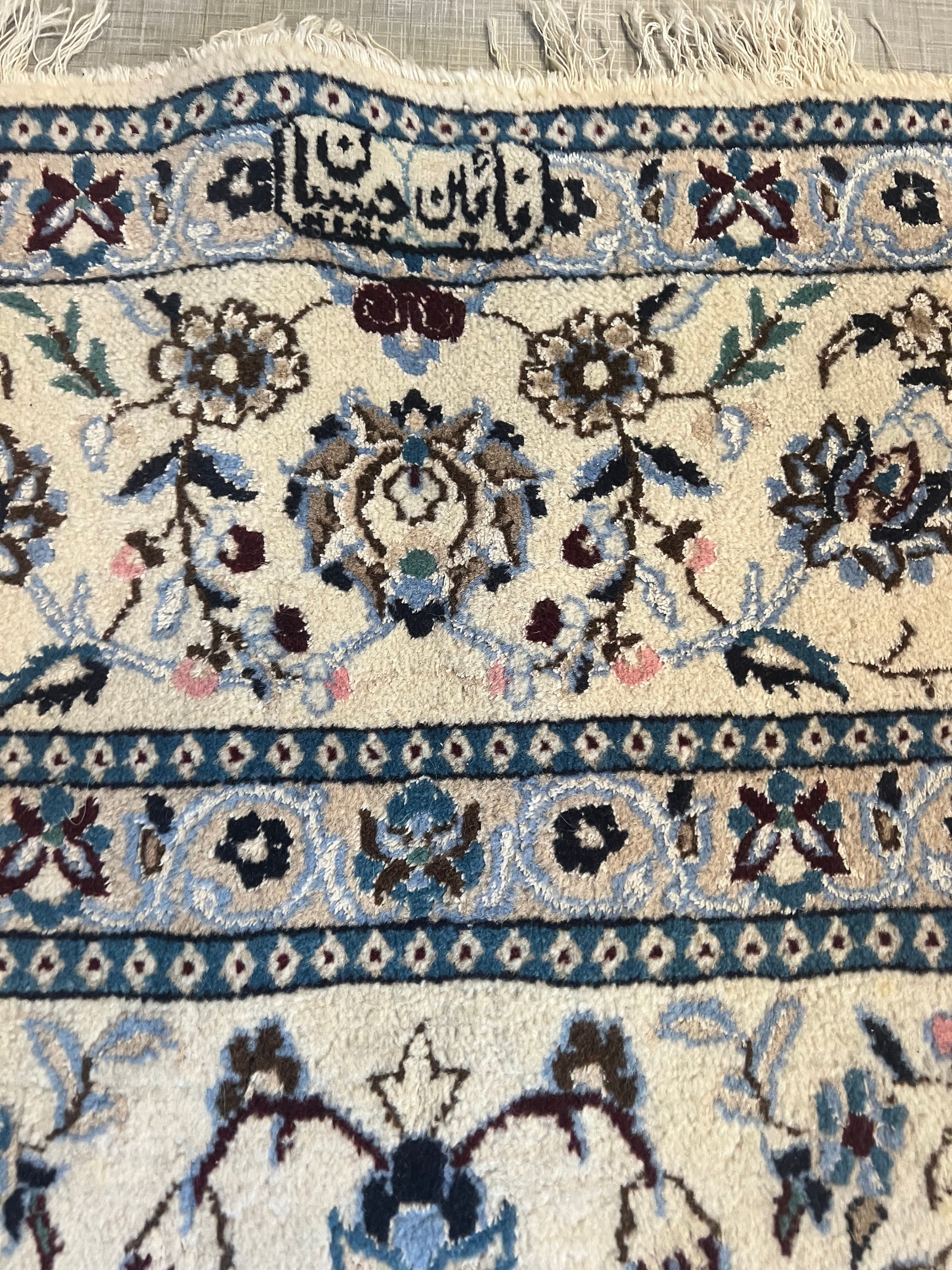 Hand Made Rug Beautiful 9.8x6.7 Wool and Silk - Etsy Australia