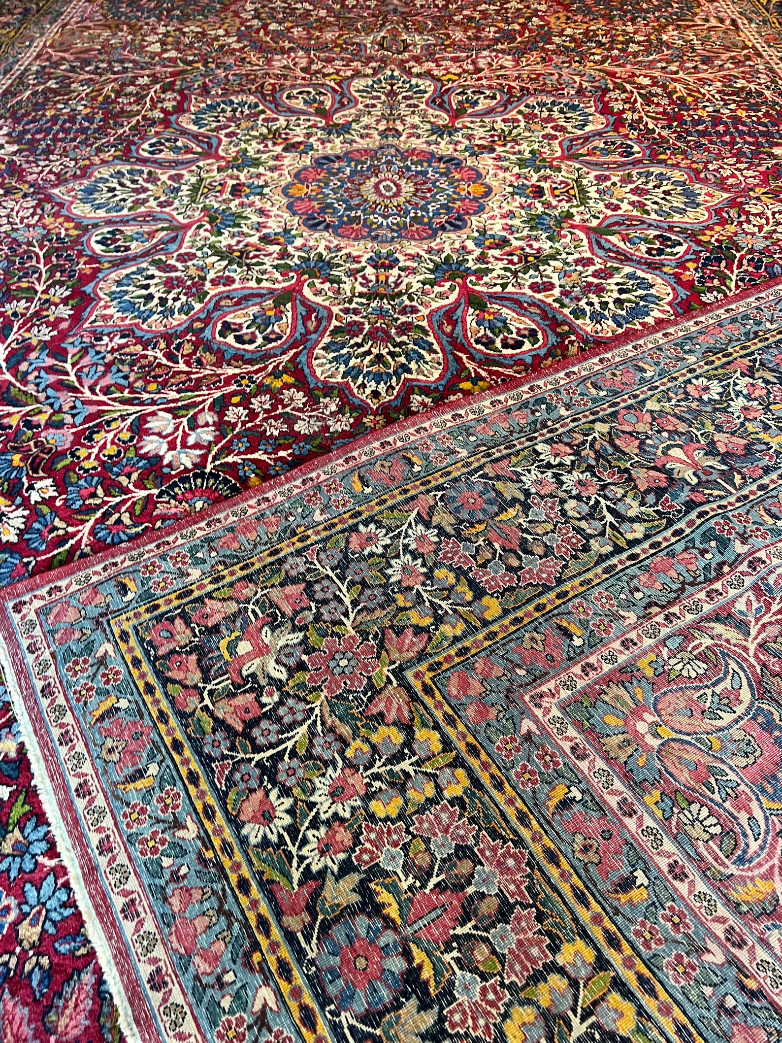 Beautiful Hand Made Antique Rug 13x9.5 - Etsy