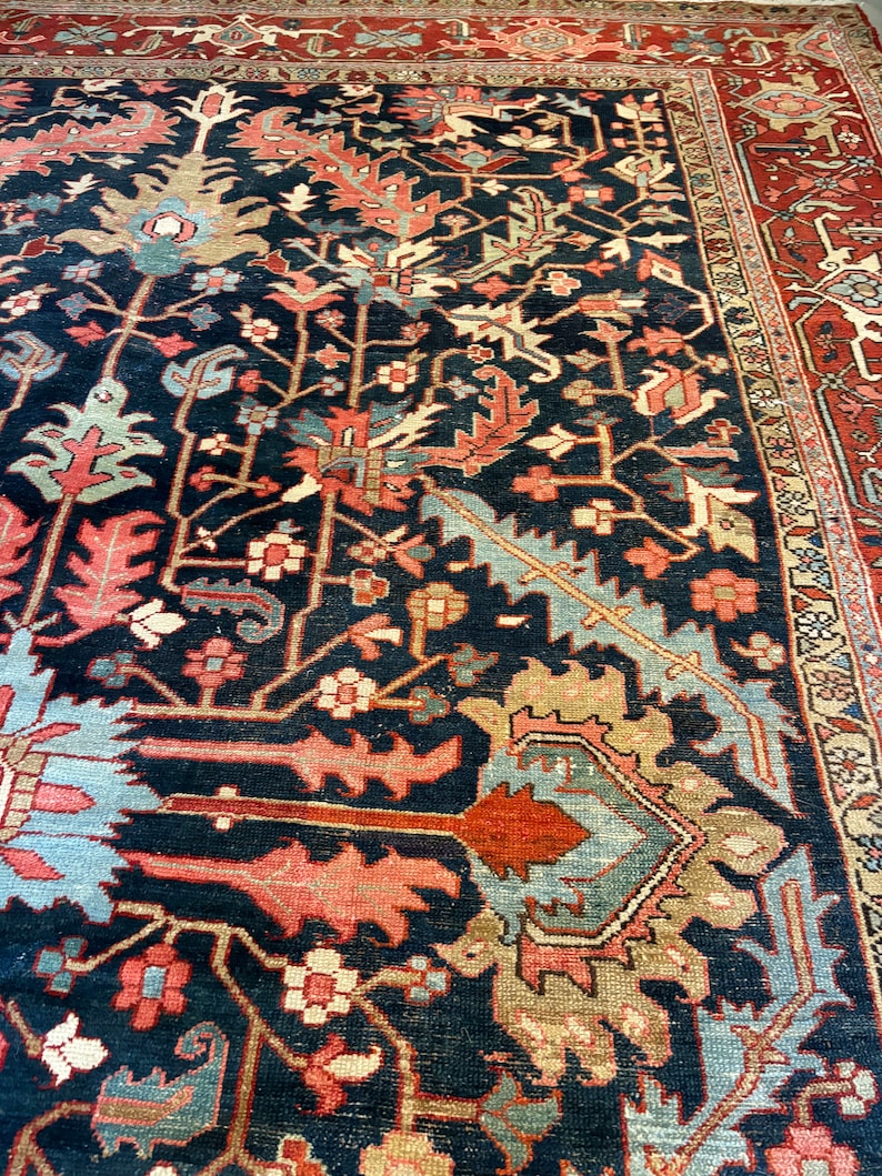 Beautiful Antique Rug . Carpet Over 100 Years Old Excellent Condition ...
