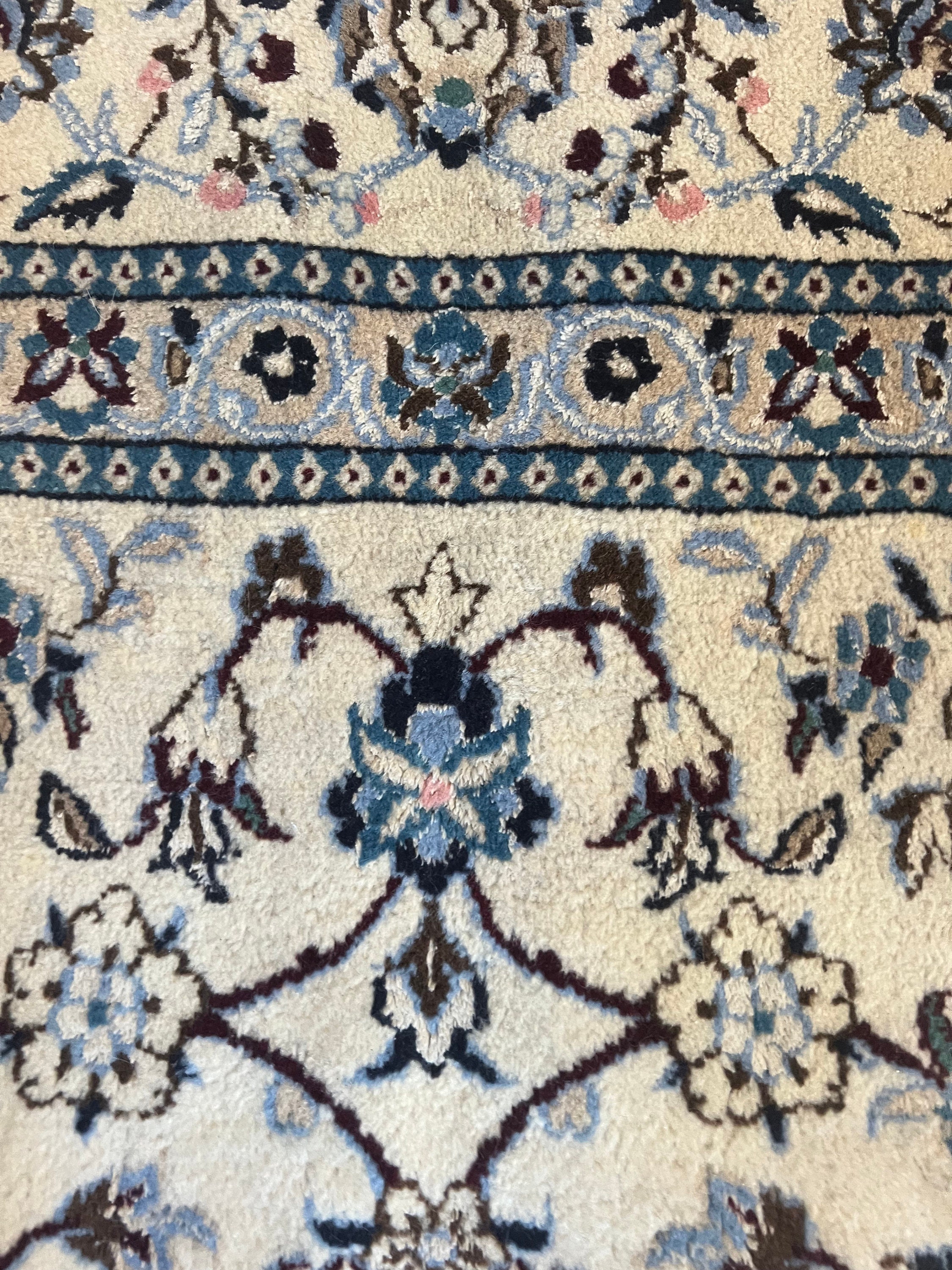 Hand Made Rug Beautiful 9.8x6.7 Wool and Silk - Etsy Australia