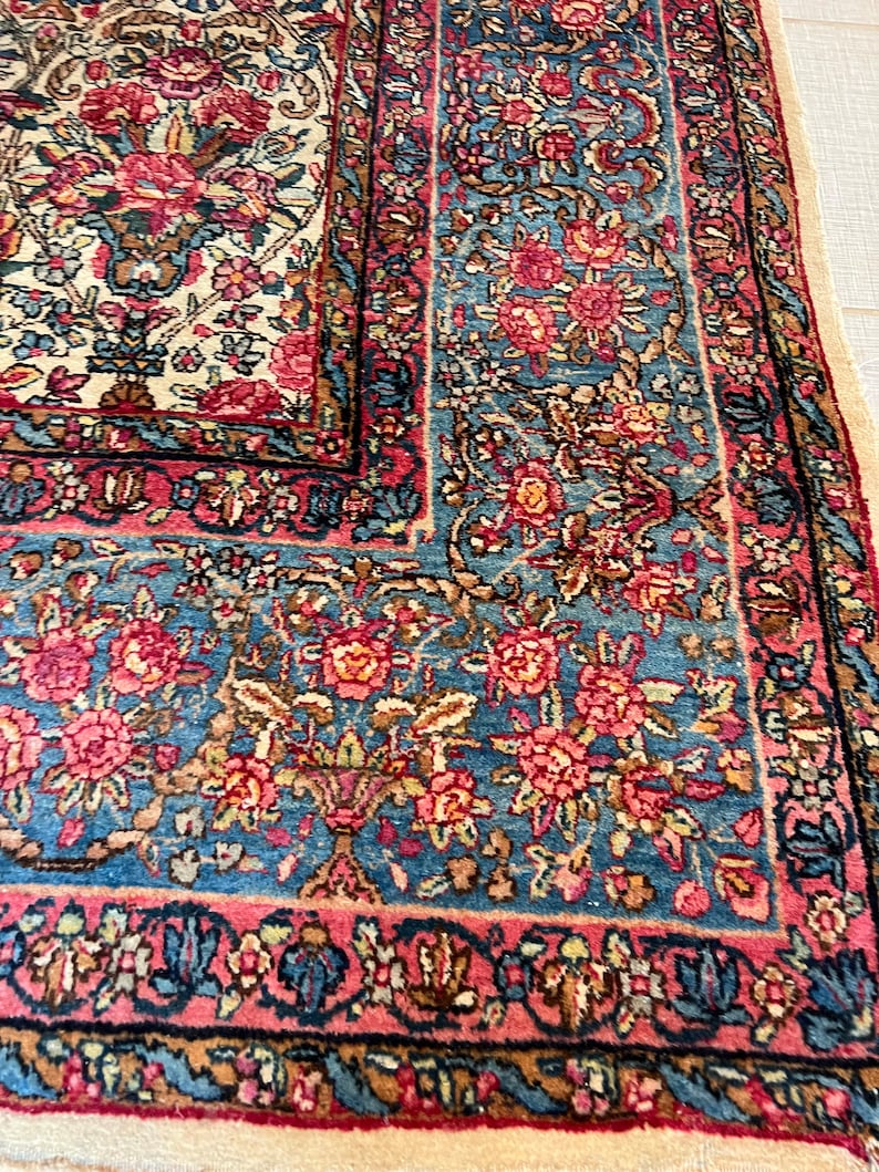 Beautiful Antique Rug Over 100 Years Old 10 X7.8 Feet %100 Wool ...