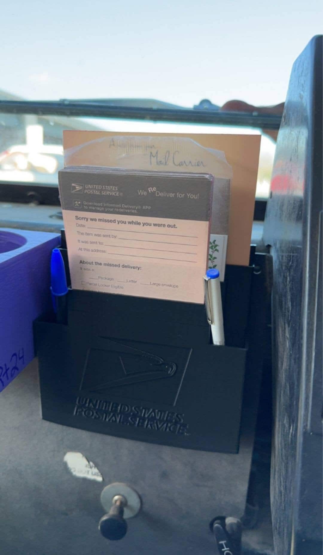 USPS Llv/metris Van Document Holder/organizer - Etsy