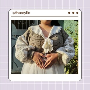 Biscuit Cardigan Crochet Pattern (PDF Pattern) - Etsy