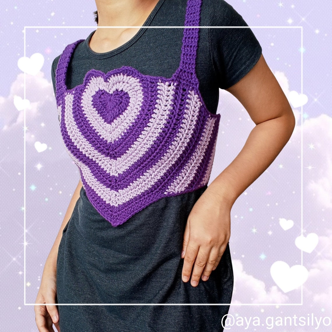 Kokoro Corset Crochet PDF PATTERN - Etsy