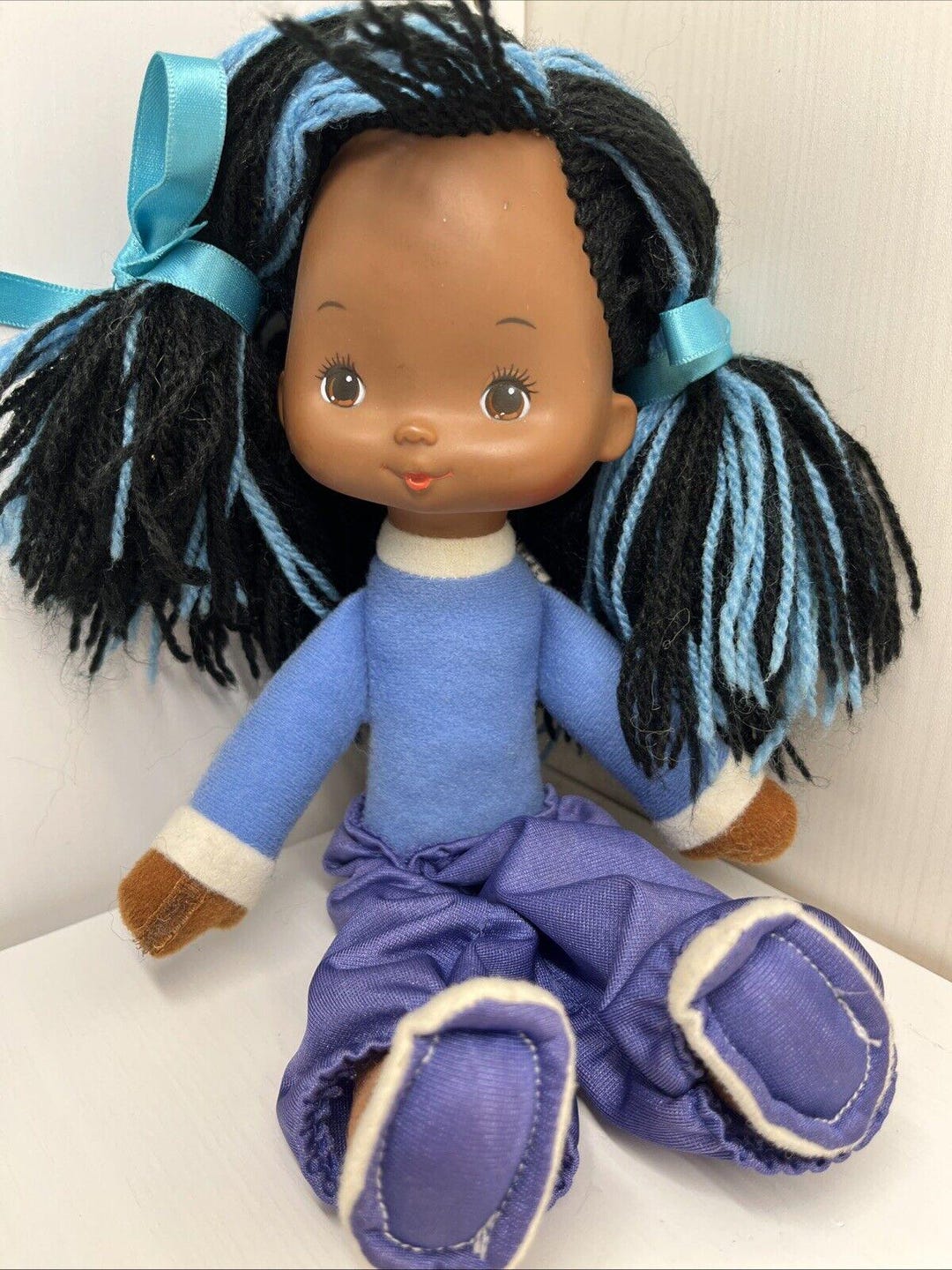 Vintage Rainbow Brite INDIGO Collectible Plush Doll Hallmark Mattel ...