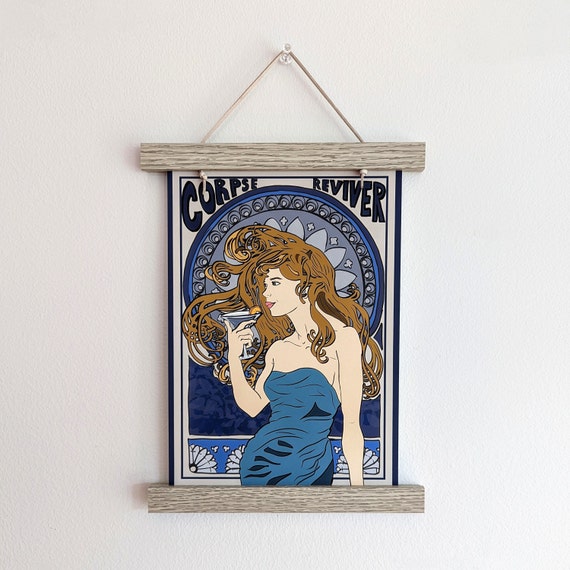 Personalized Modern Mucha Advertisements Print - Etsy