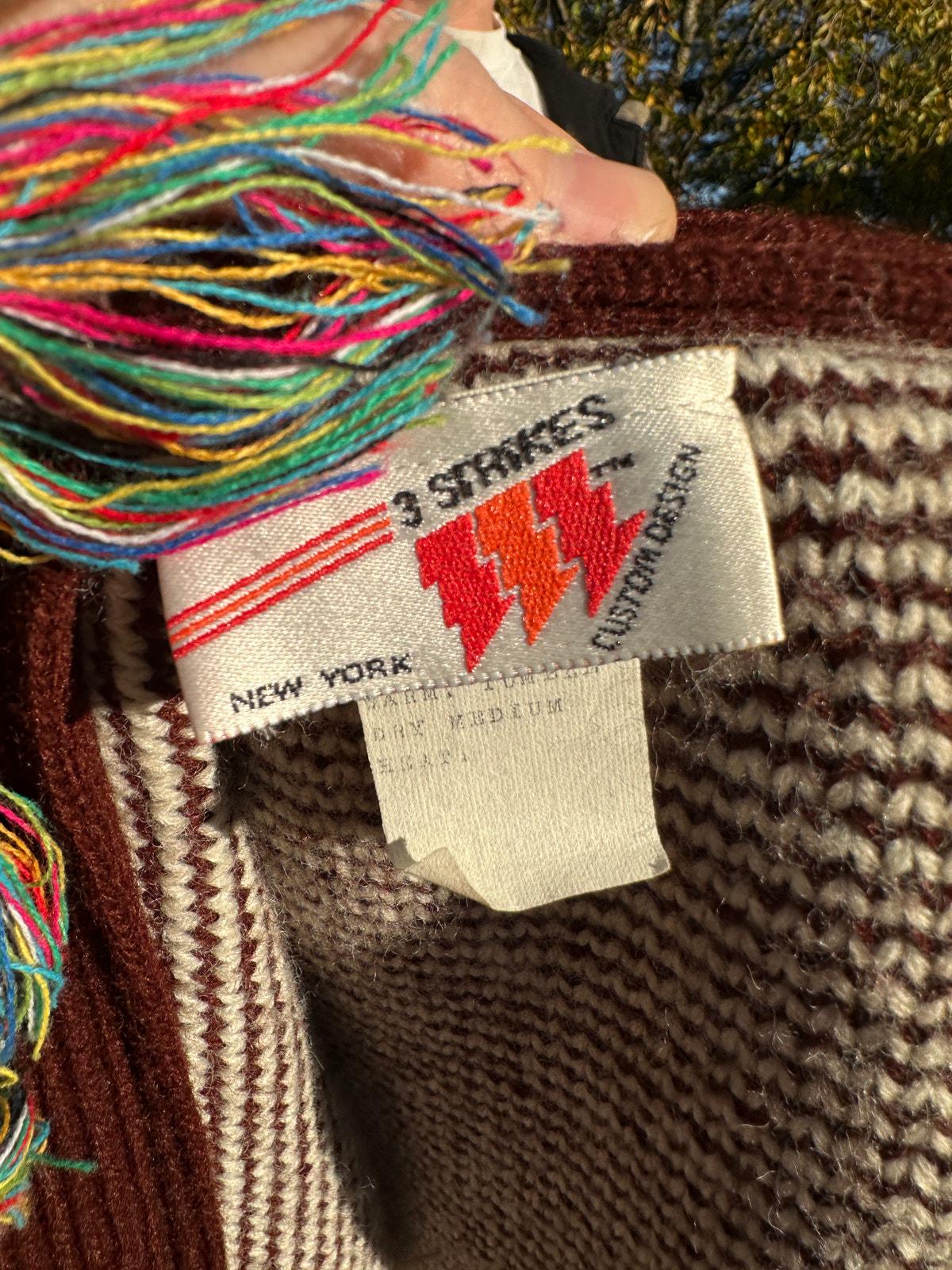 RARE Vintage Family Motor Coach Association Knit Throw Blanket - Etsy