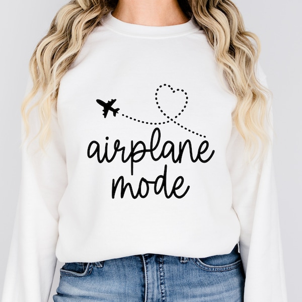 Plus Size Airplane Mode Sweatshirt - Etsy