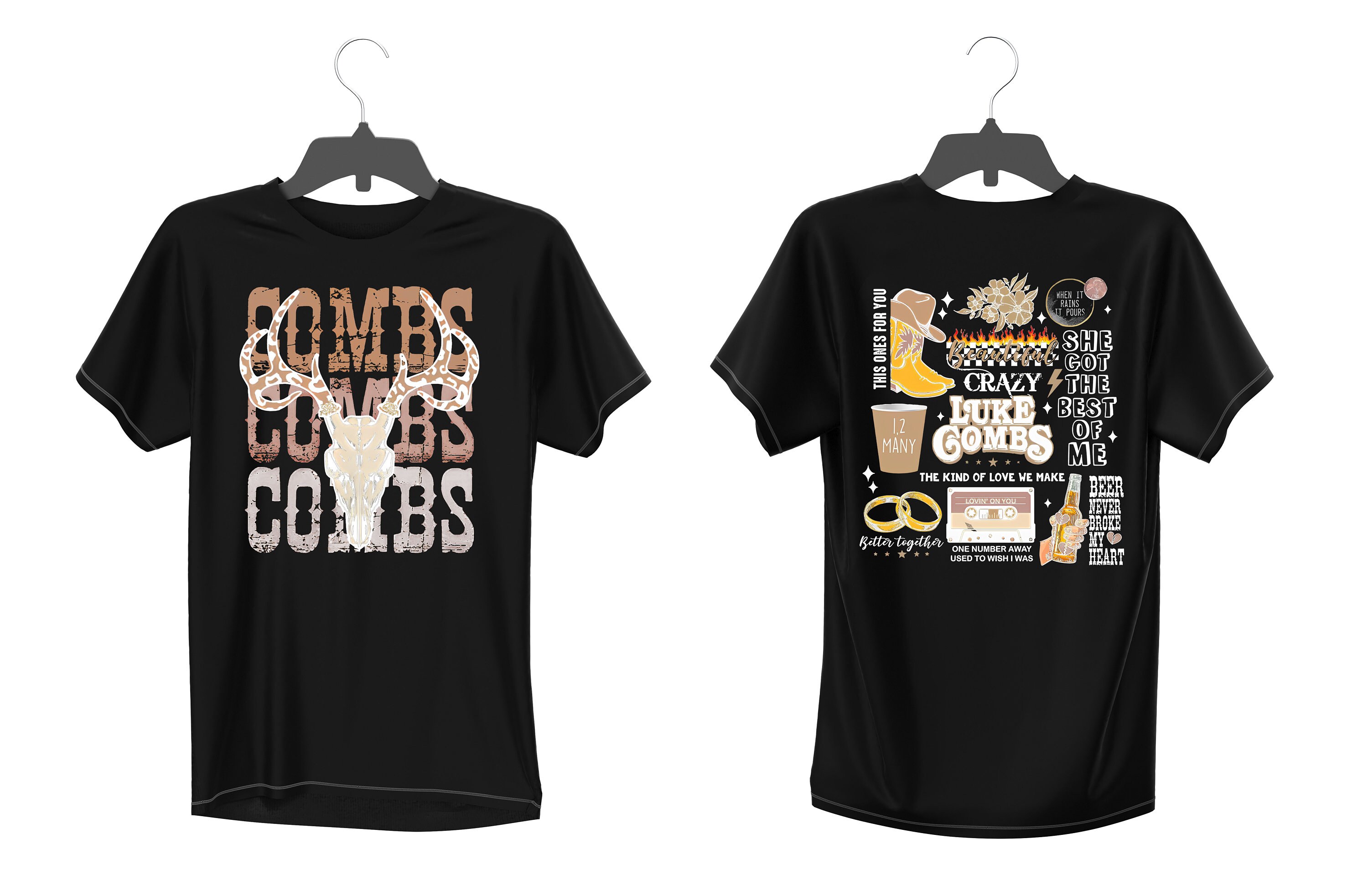 Combs Bullhead Shirt 2 Side, Country Music Shirt sold by BrookAnderson ...
