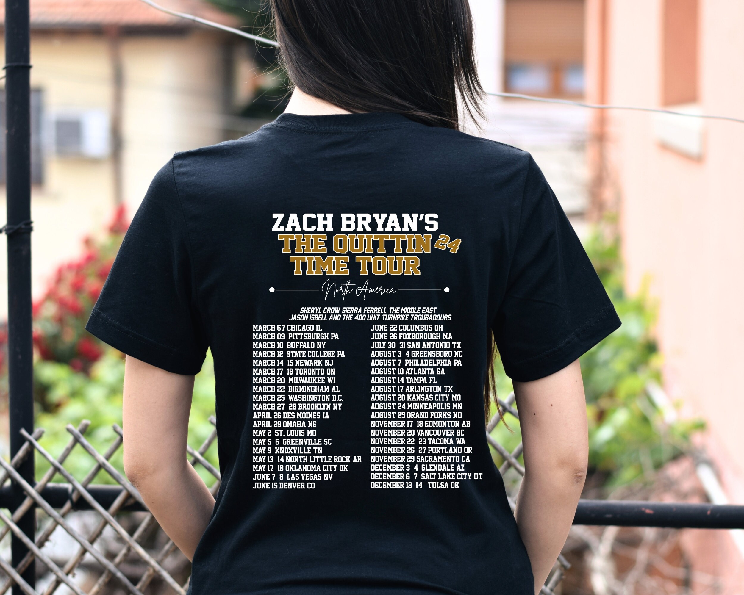 Zach Bryan The Quittin Time 2024 Tour Shirt, 2024 Music Tour Shirt ...