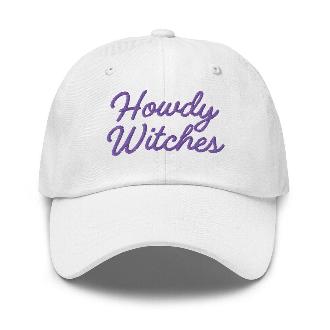 Howdy Witches, Halloween Hat, Embroidered Hat, Funny Hat, Meme Hat ...