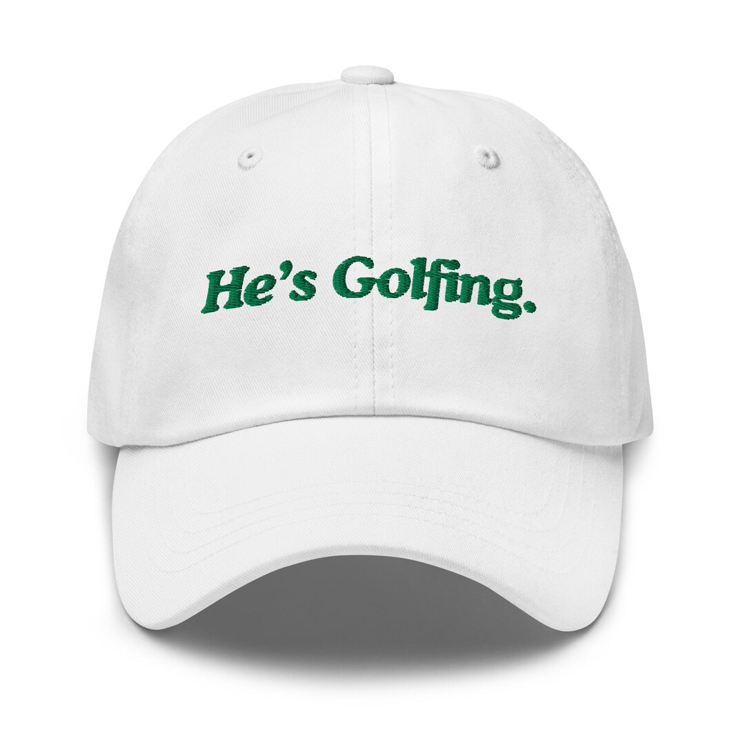 Funny Golf Hat, He’s Golfing Hat, Golf Hat, Golf Gift, Golf Lover Gift ...