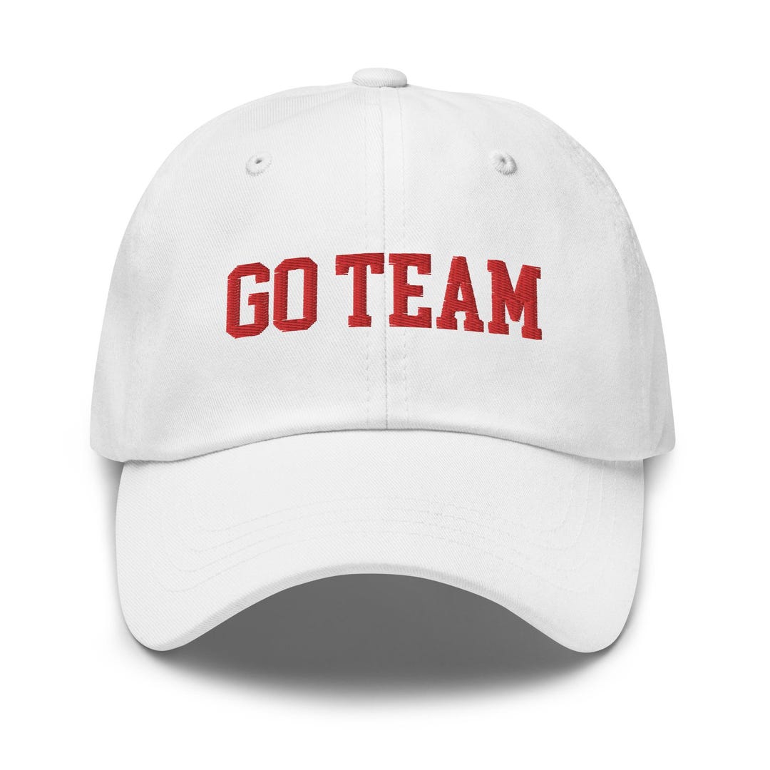 Go Team Hat, Football Hat, Sports Hat, Husband Gift, Wife Gift ...