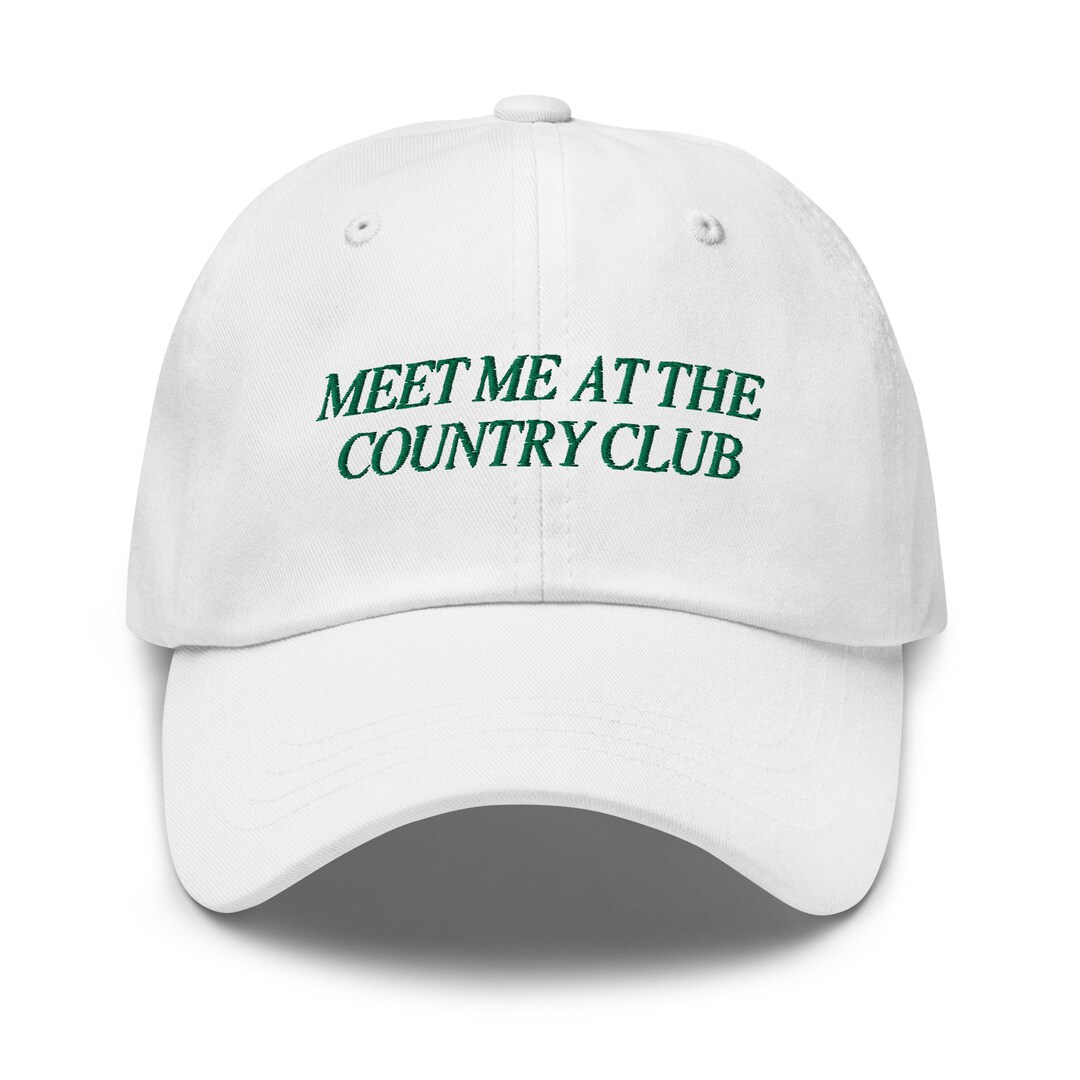 Country Club Hat, Golf Hat, Golfer Hat, Golf Gift, Golf Lover Gift ...