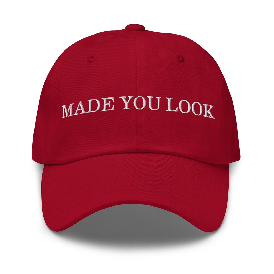 Made You Look Hat, Funny Hat, Meme Hat, Gag Gift, Aesthetic Hat ...