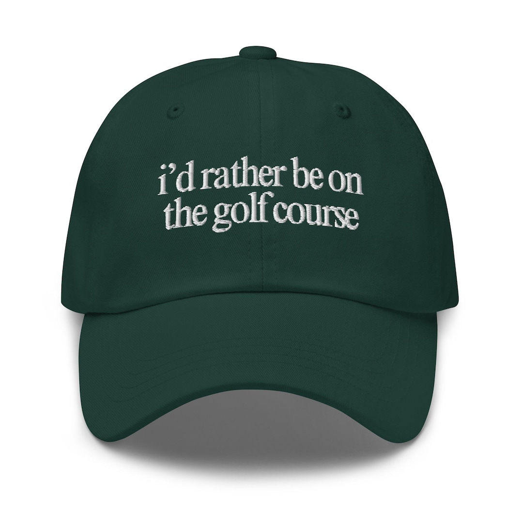 Funny Golf Hat, Id Rather Be at the Golf Course, Golf Hat, Golf Gift ...
