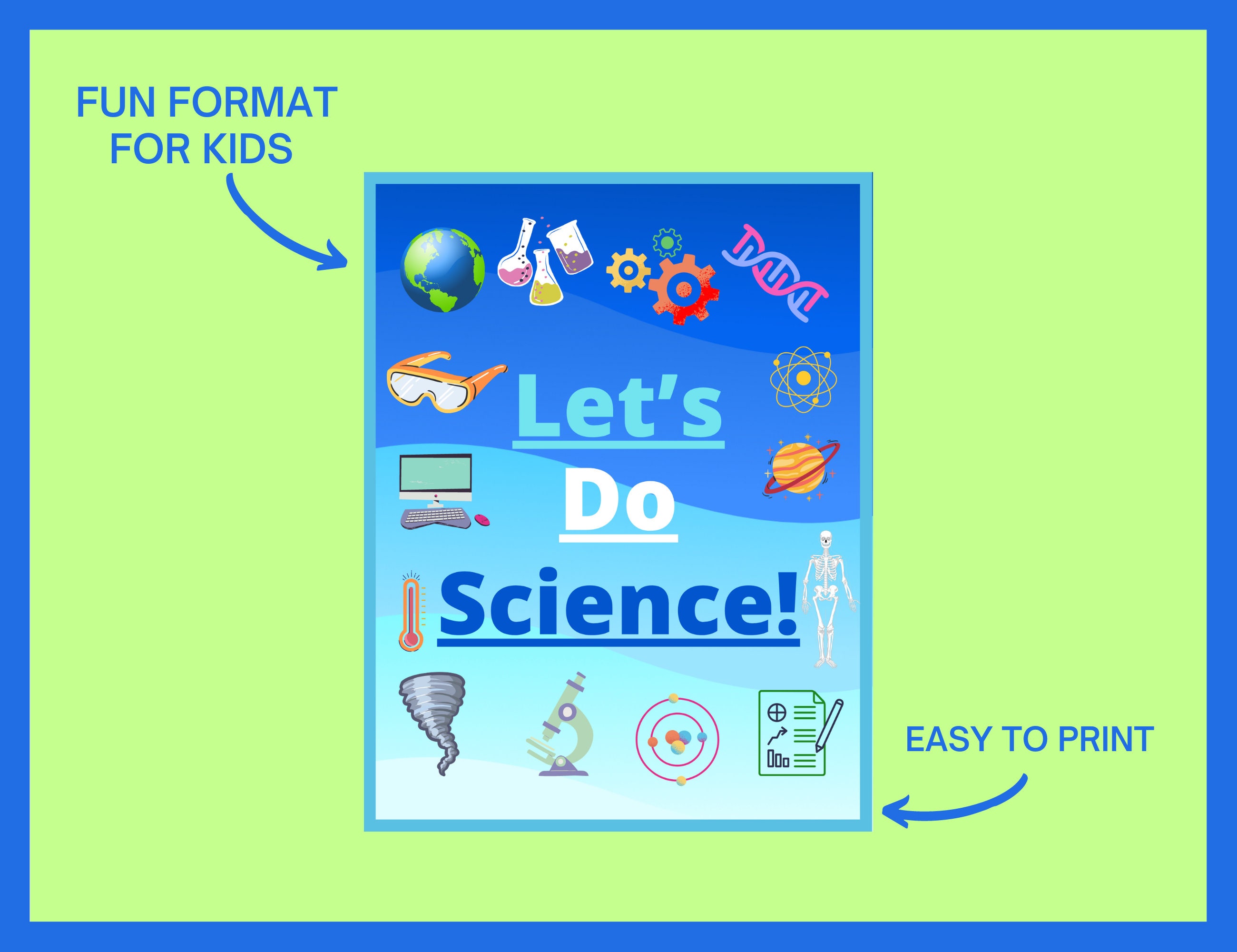 Printable Science Poster for Classroom, Home, Homeschool, Laboratory ...