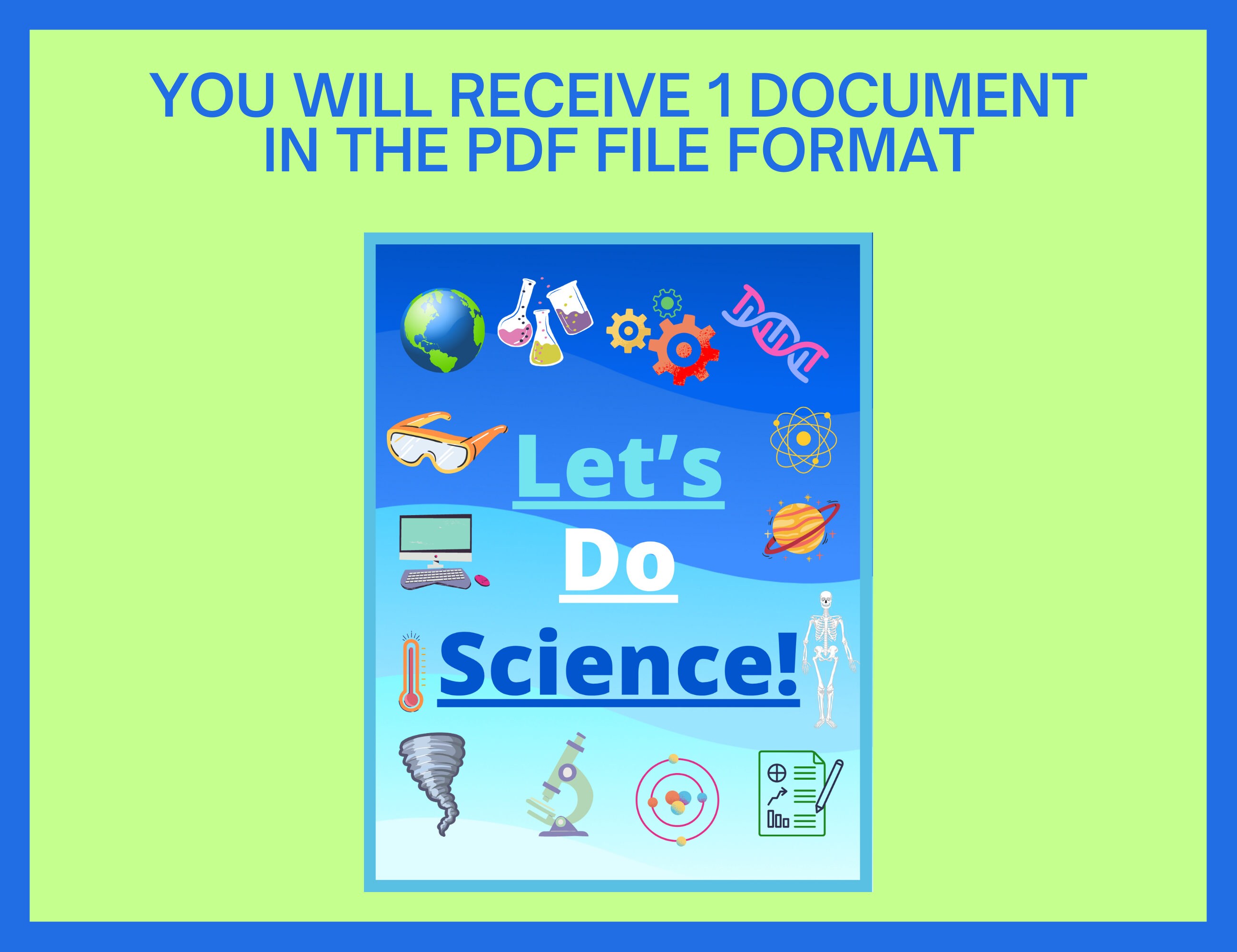 Printable Science Poster for Classroom, Home, Homeschool, Laboratory ...