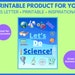 Printable Science Poster for Classroom, Home, Homeschool, Laboratory ...