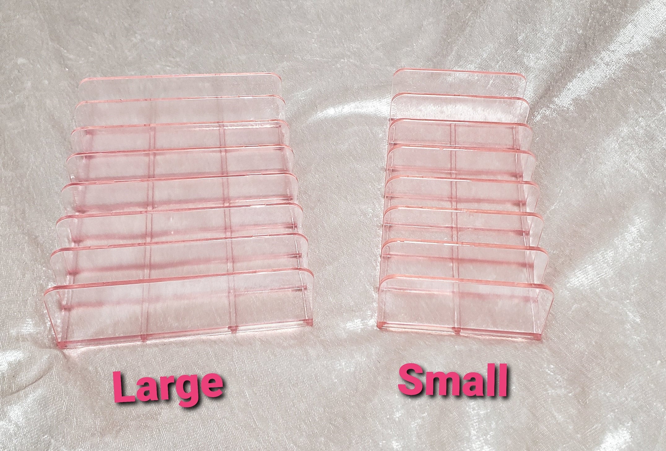 Pink Cash Tray Organizer Acrylic Cash Money Holder Cash Envelope ...
