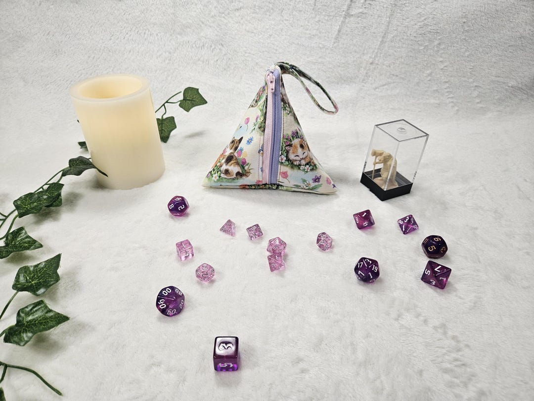 Whimsical Kitty, Aesthetic Pouch, Dnd, Dice Bag, Coin Purse, Dungeons ...