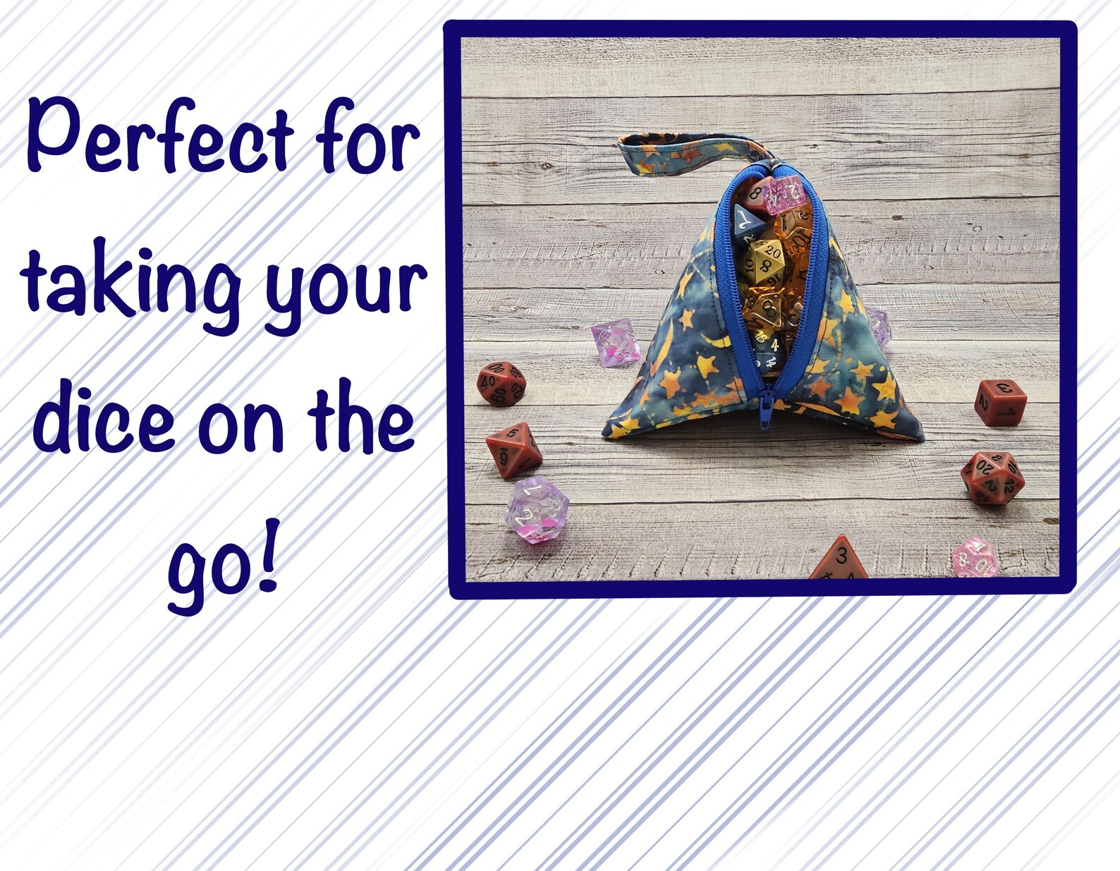 Dice Tray Pyramid Pouch Combo, Dnd, TTRPG, Gamer, Gifts, Nerdy, Magic ...