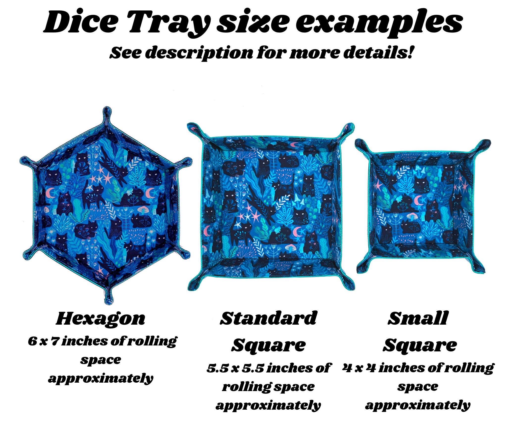 Dark Library, Deluxe Dice Tray, Hexagon, Square, Dice Bag, Books, Dnd ...