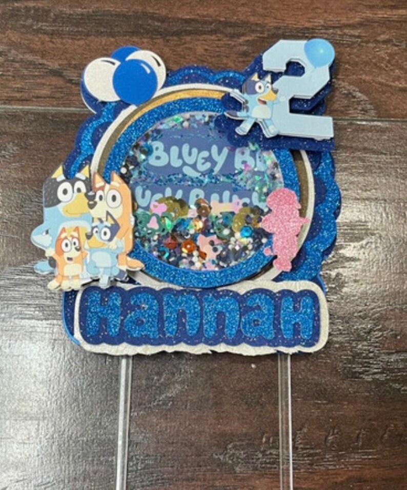 Bluey Cake Topper - Etsy