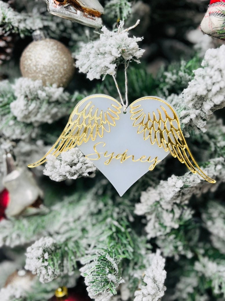 Angel Wing Ornament - Etsy